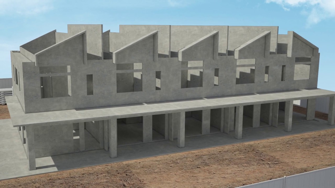 Row House Construction | Aluforms - YouTube