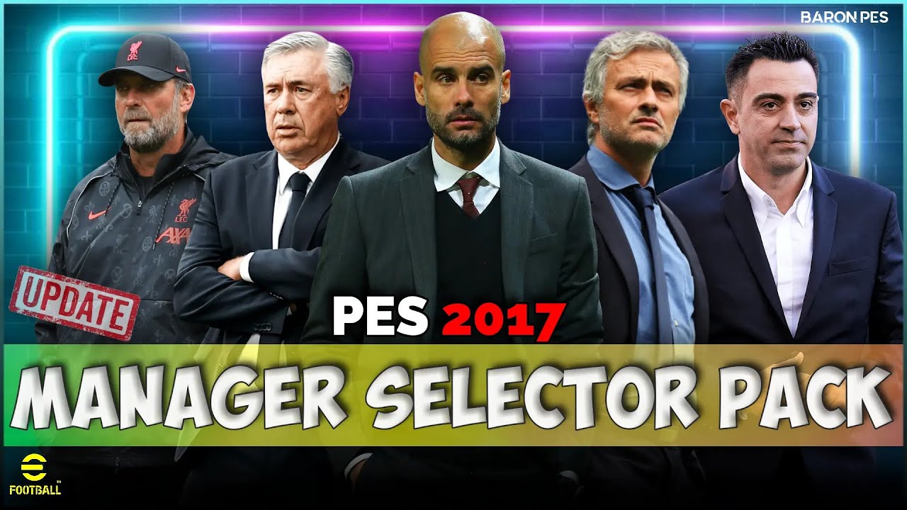 PES 2017 MANAGER PACK 2024 - YouTube