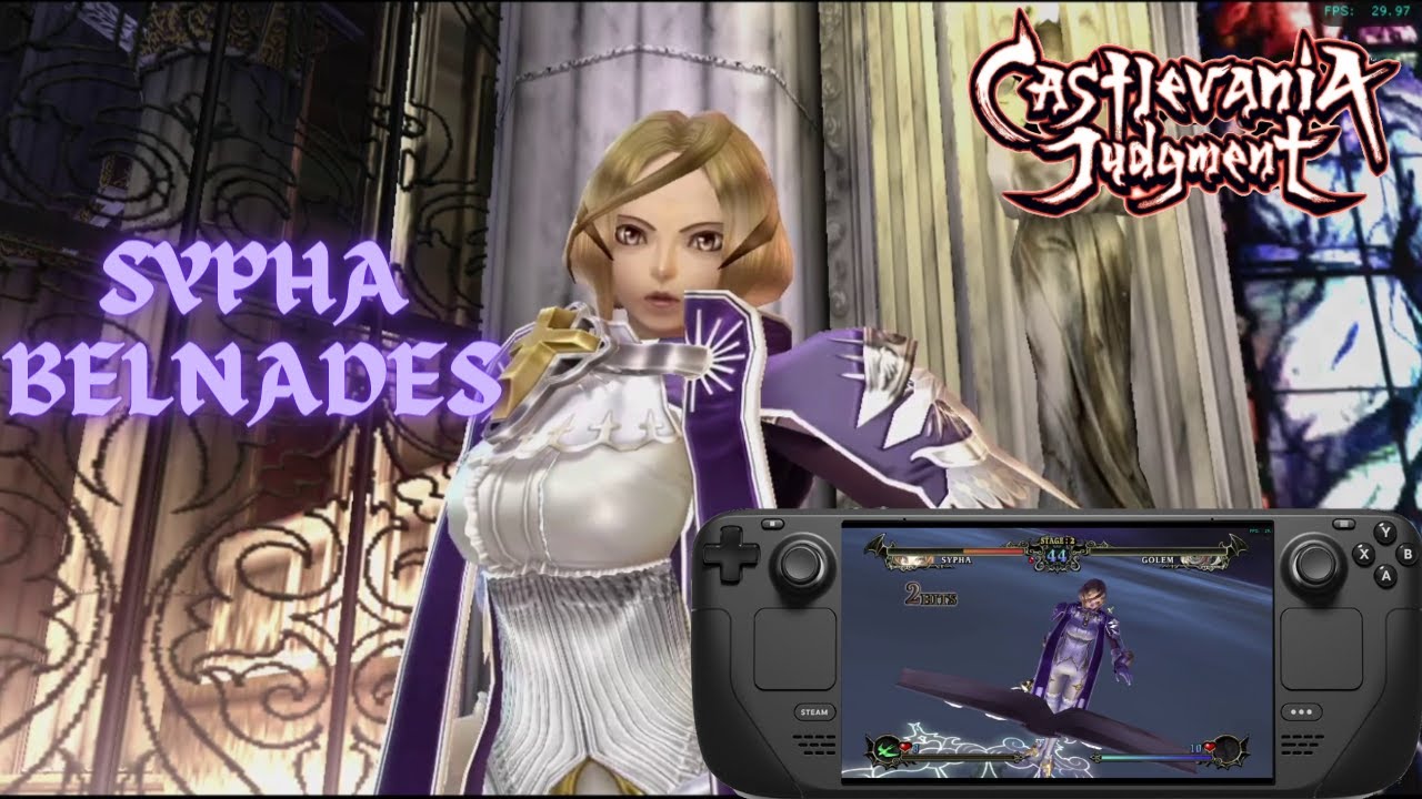 Castlevania Judgment on Steam Deck: Sypha Belnades Story - YouTube
