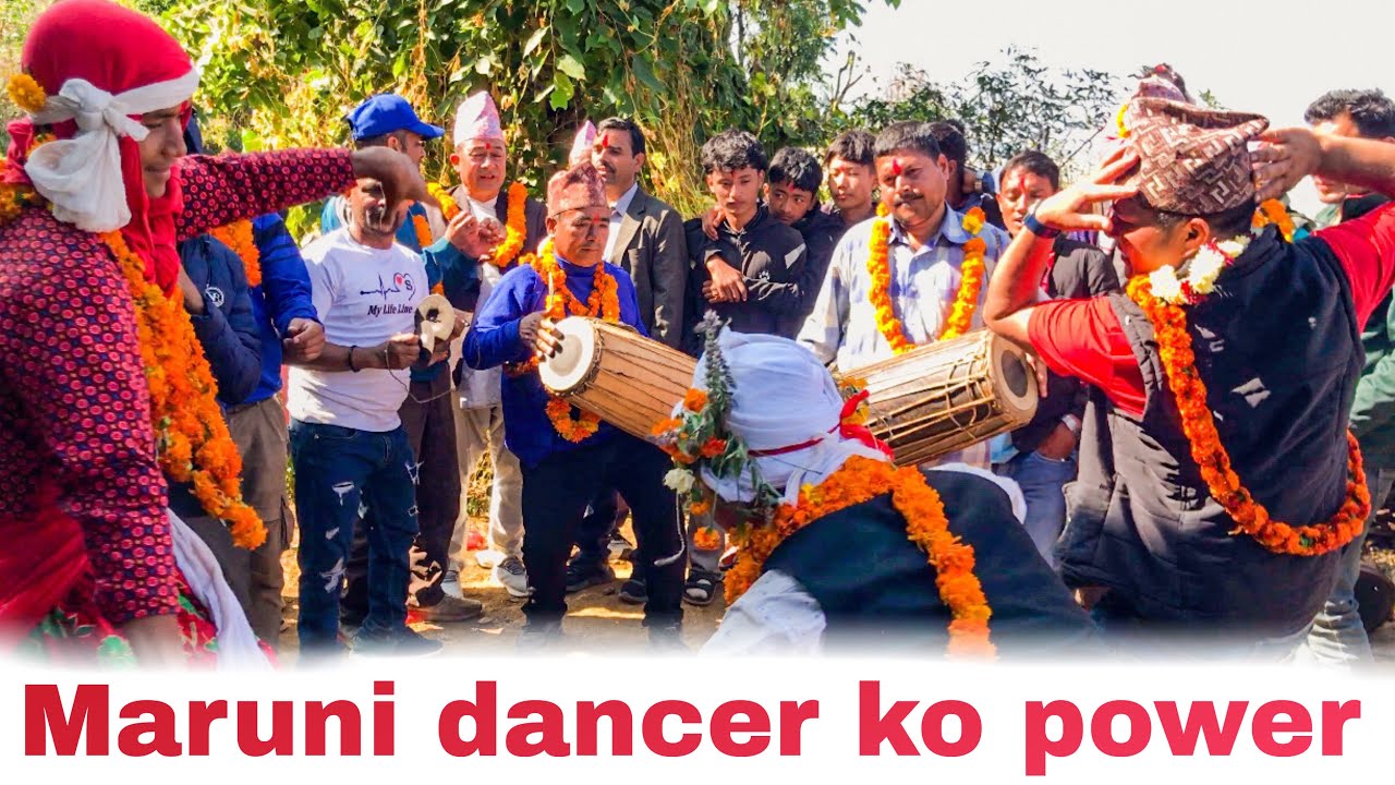 Maruni dance in ️🥰swargadwari pyuthan ma local dancer ko sath ma - YouTube