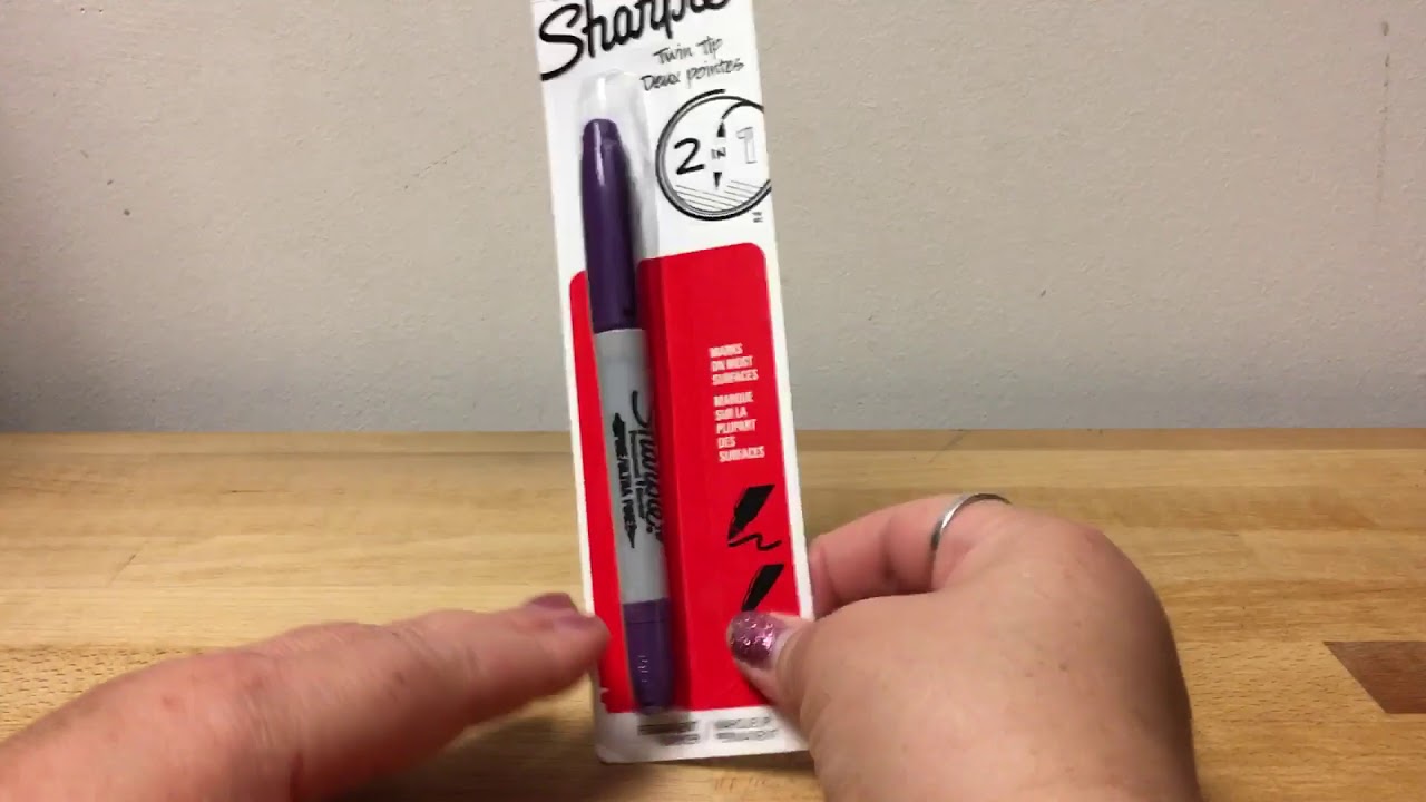 Dual Tip Sharpie Marker - YouTube