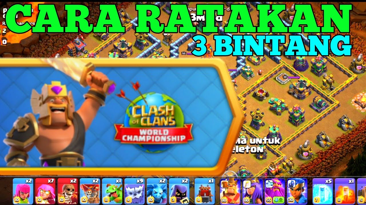 Cara Mendapatkan 3 Bintang di Tantangan Kualifikasi COC - Event COC ...