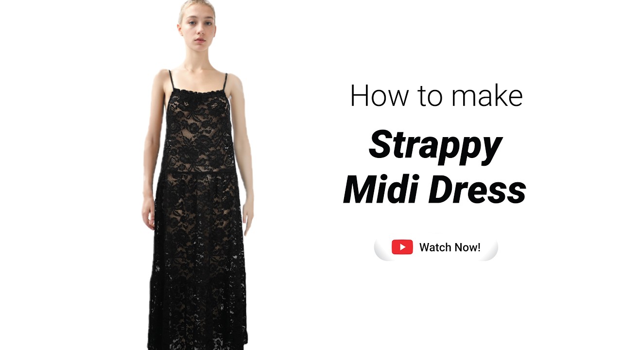 Sew A Strappy Dress With Simple Steps - Sewing Pattern (#2311) - YouTube