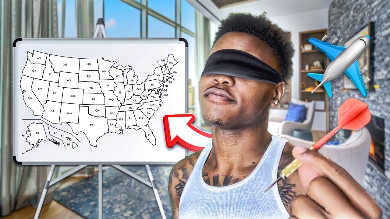 Throwing a Dart at a Map and Flying Wherever it Lands… - YouTube
