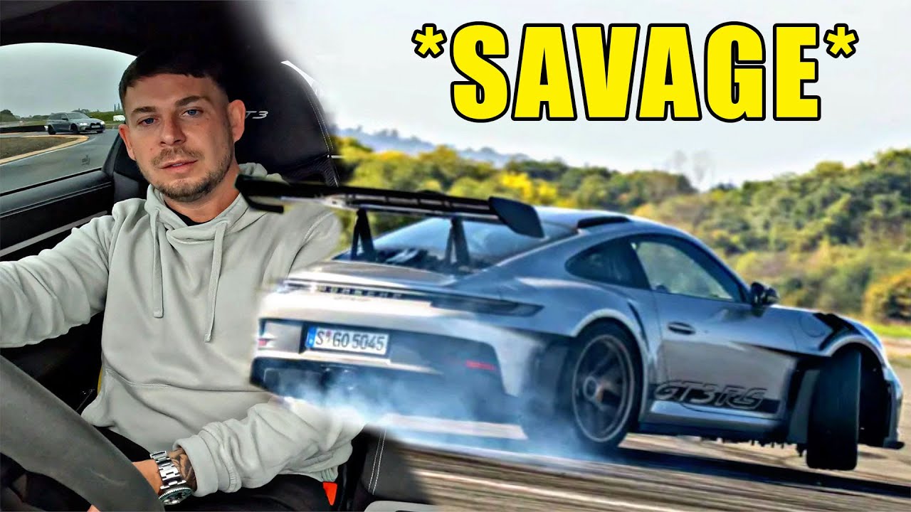 SENDING PORSCHE GT3 *SAVAGE* DRIVA DAVE - YouTube