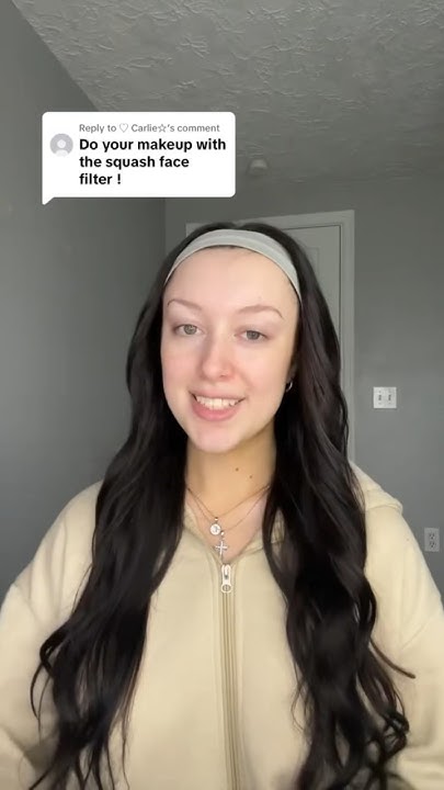 GRWM using the squash filter part 1 - YouTube