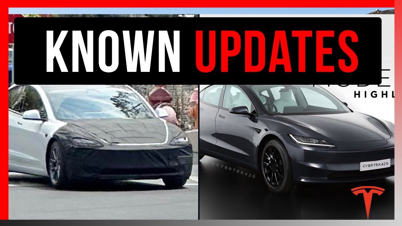 Everything We Know so far: Tesla Model 3 Highland Refresh - YouTube