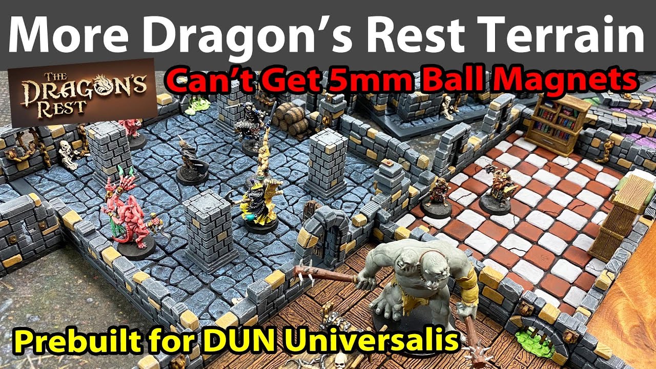 More Dragon's Rest Fantasy Terrain: Magnet Conversion - YouTube