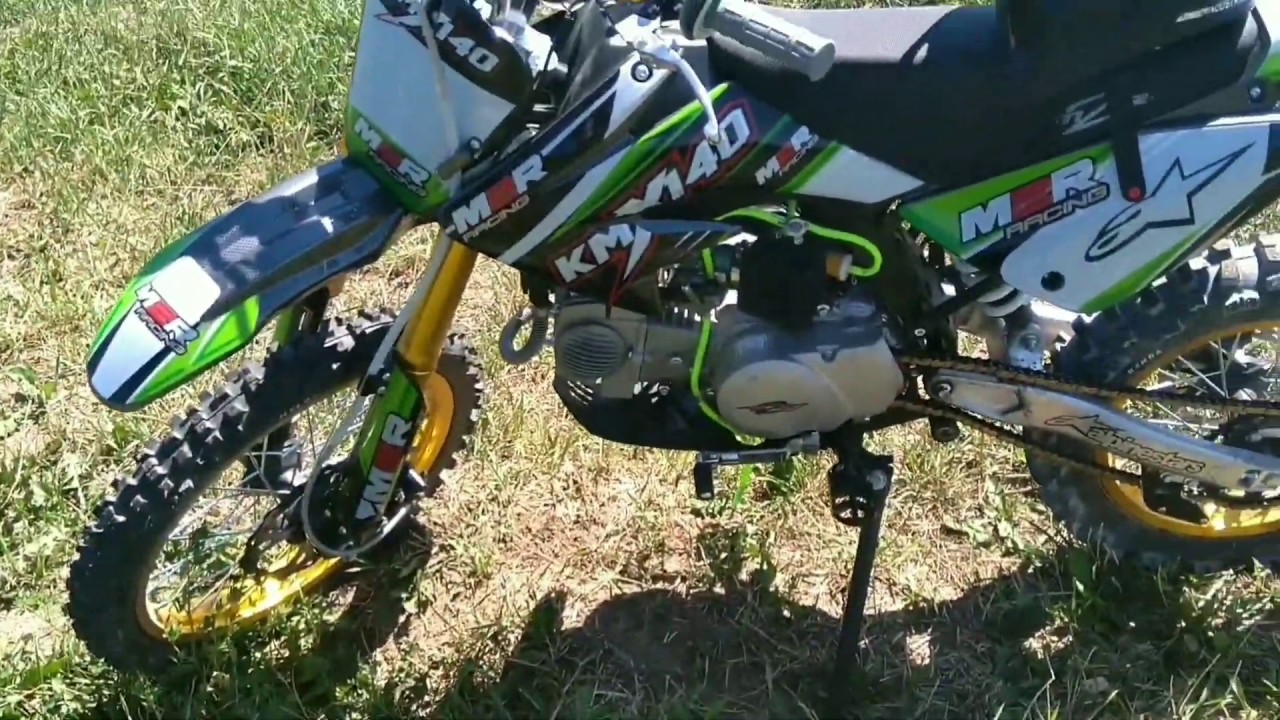 M2R KMX 140 Racing , carbon edition - YouTube