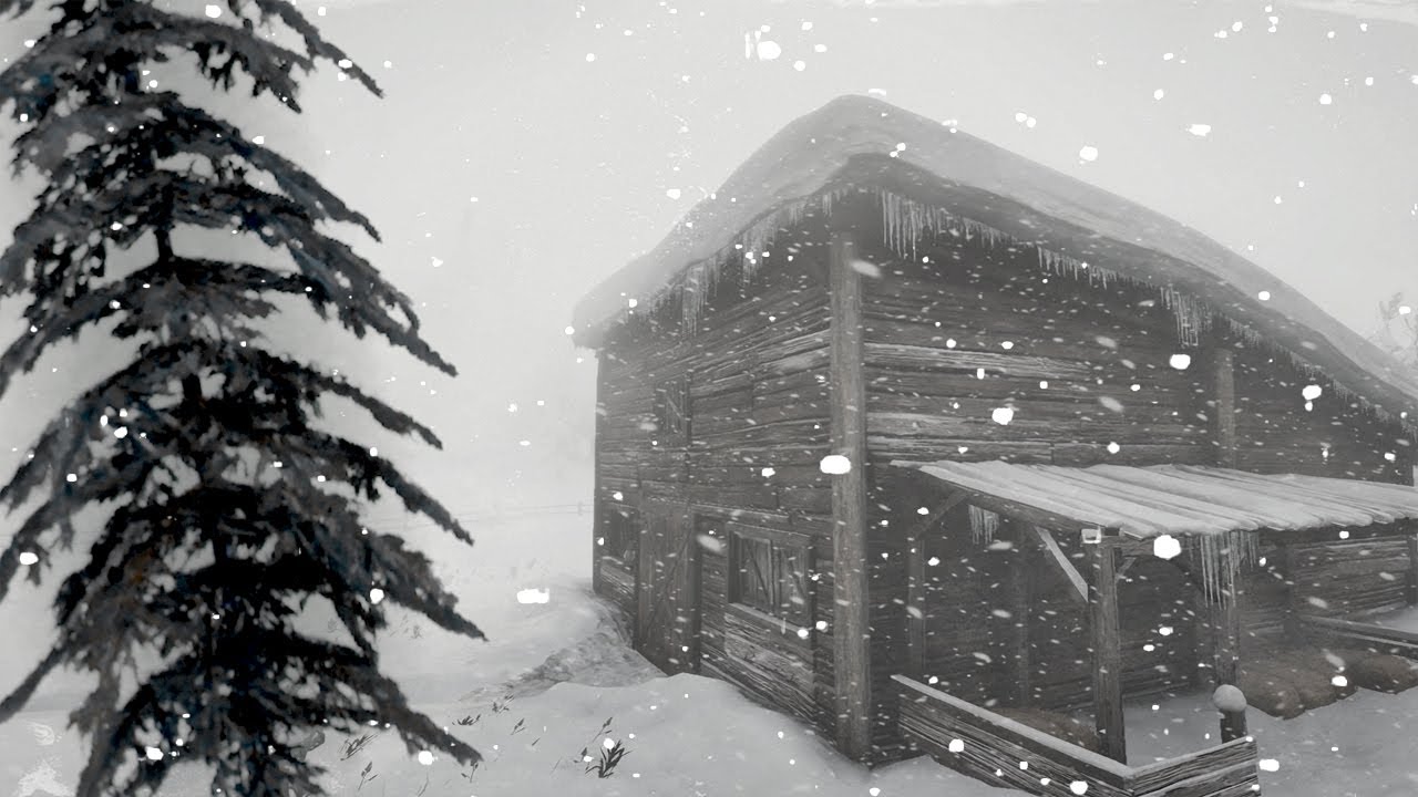 STORM WARNING: Heavy Snow Storm & Wind Sounds for Sleeping┇Cold ...