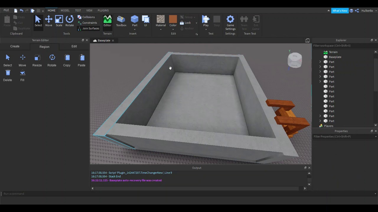 Roblox Studio Building a Basic Swimming pool - YouTube