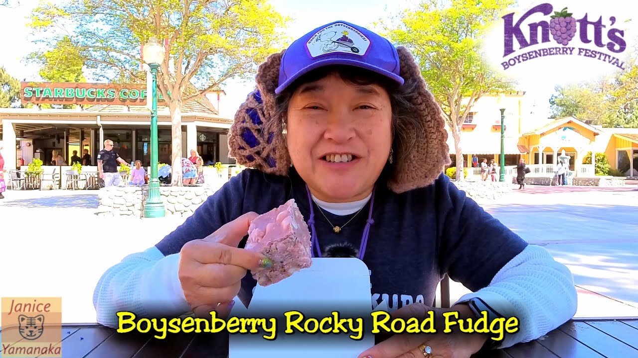2023 Knott's Boysenberry Festival: Boysenberry Rocky Road Fudge at the ...