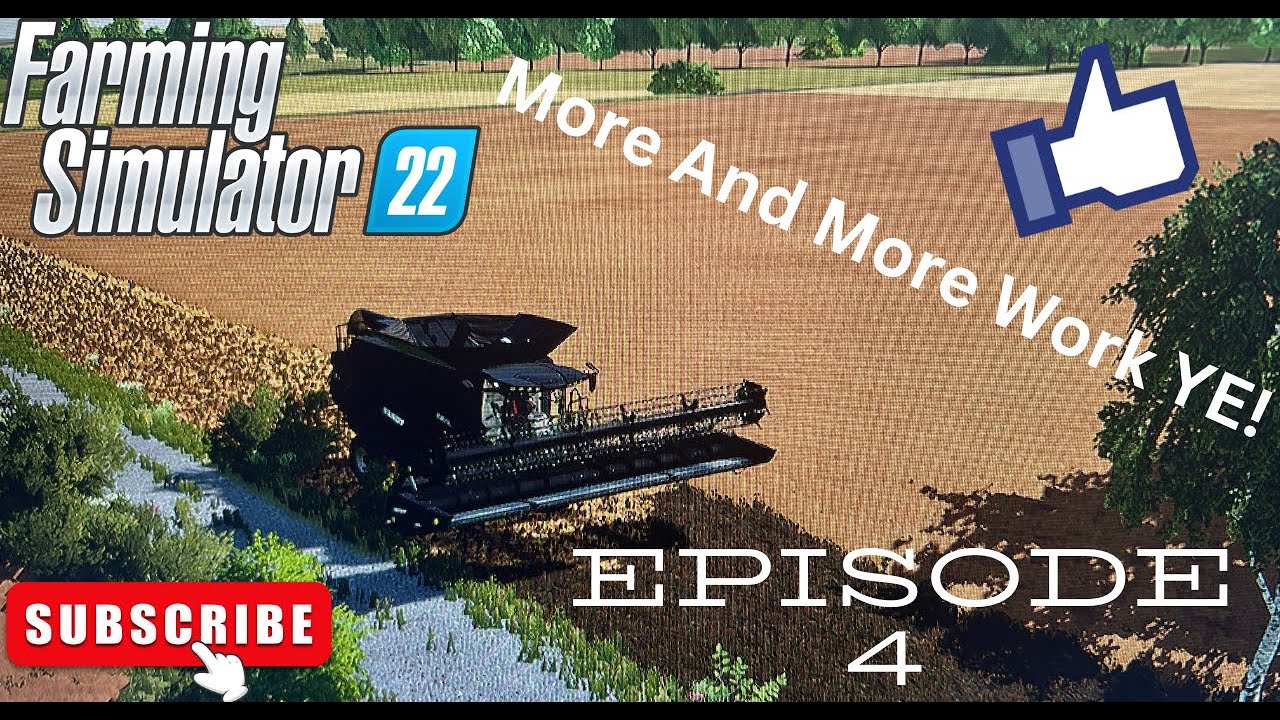 Harvesting canola On Bilk Map On Farming Simulator 22 | Episode 4 - YouTube
