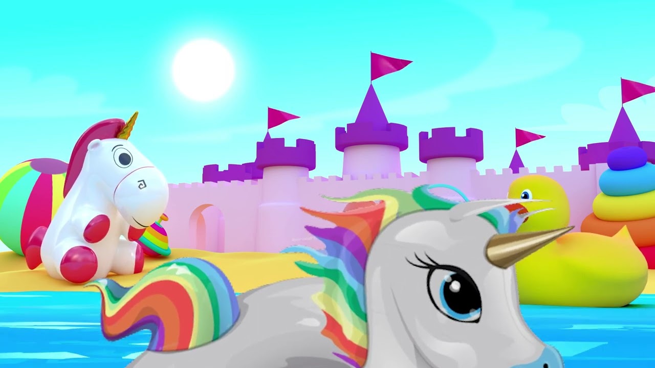 INFLATABLE UNICORN - OVERINFLATING - POPPING & DEFLATING - HISSING ...