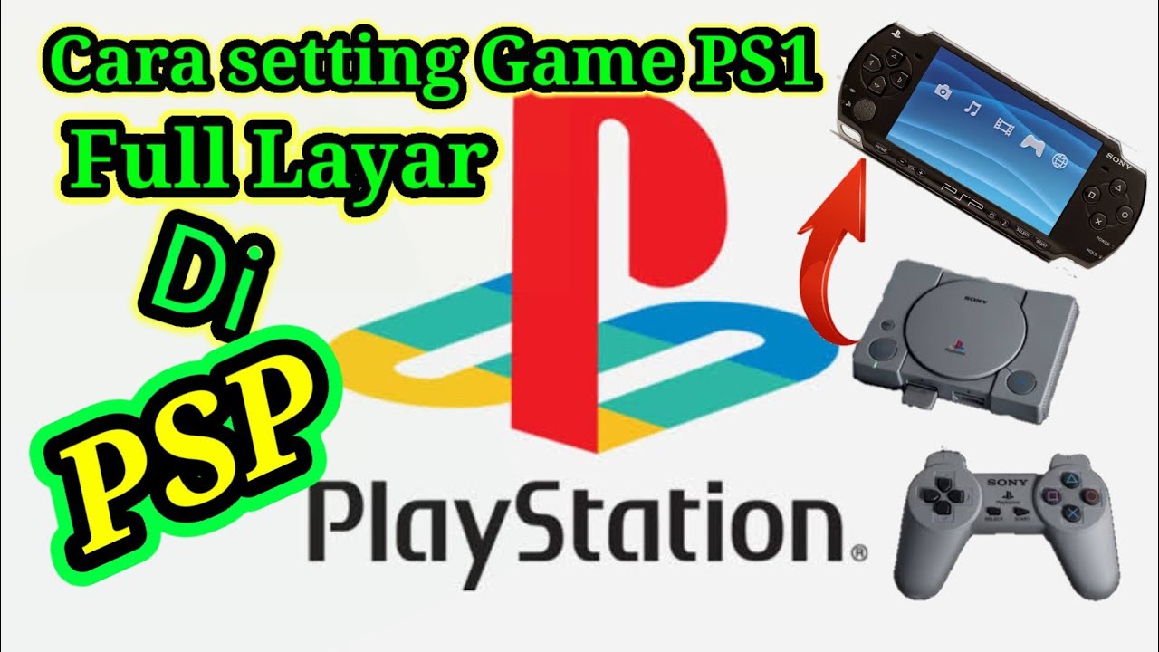 Cara setting Game Ps1 Di Psp Full Layar - YouTube