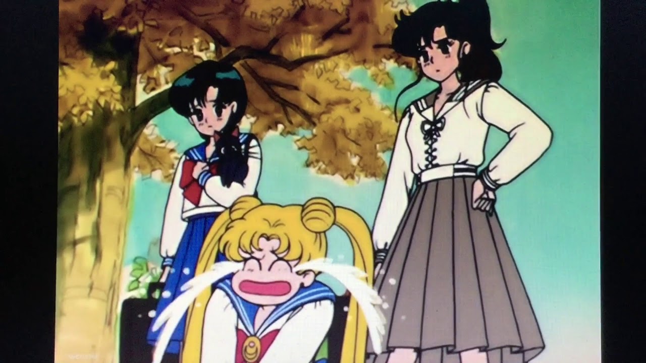 Sailor Moon - Usagi Crying Like A Baby (DIC vs VIZ) Dubbed - YouTube