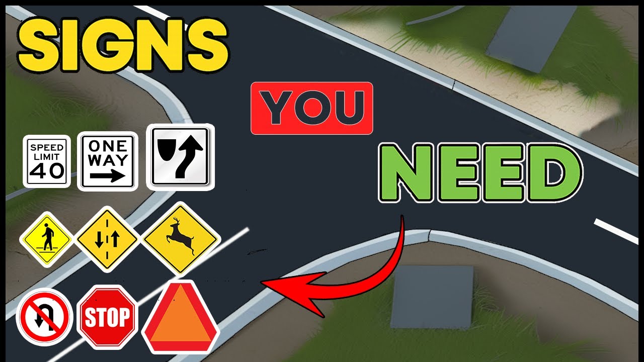 25 Most Common Road Signs in the United States - YouTube