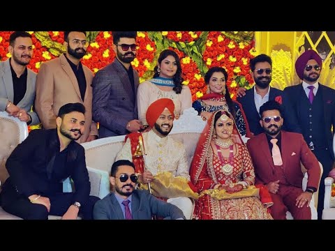 Pukhraj Bhalla mariage moments || yaar jigree kasooti digree alya ne ...