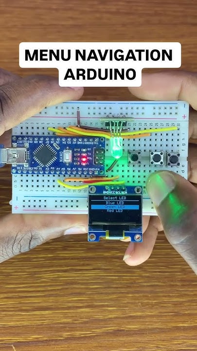 MENU NAVIGATION BY ARUDINO #arduinotutorial #arduinounoprojects # ...