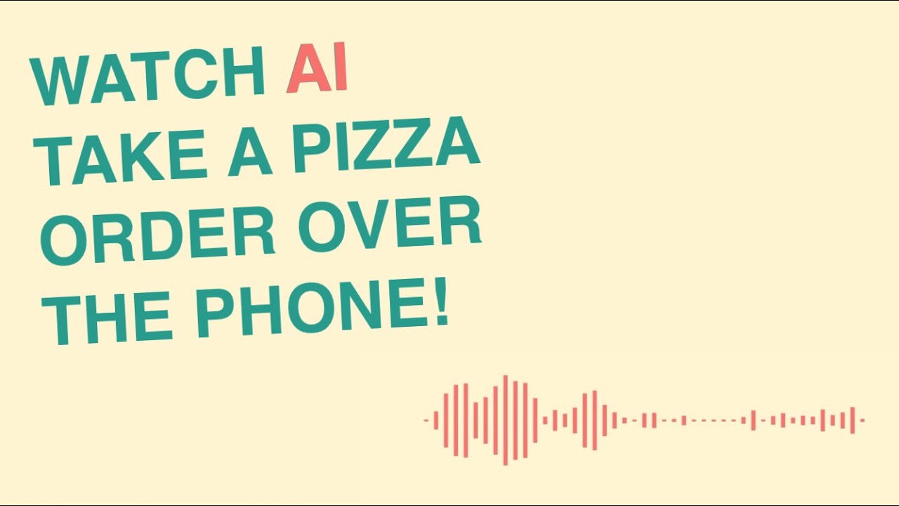 Watch This AI Take a Pizza Order Like a Pro – Is the Future Here? - YouTube