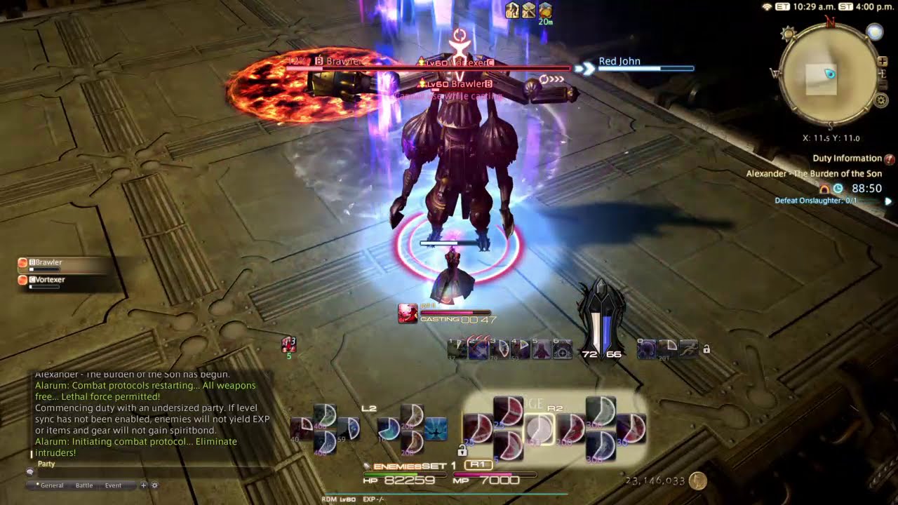 FFXIV Alexander Midas solo speedrun in 15m29s - YouTube