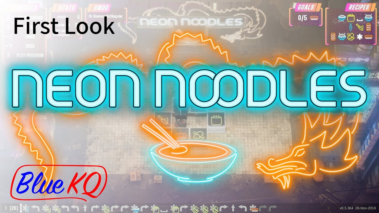 Neon Noodles - First Look (April 2020) - YouTube