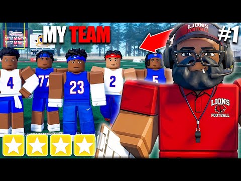 I Hosted TRYOUTS For My New High School Football Team… (PT1) | Roblox