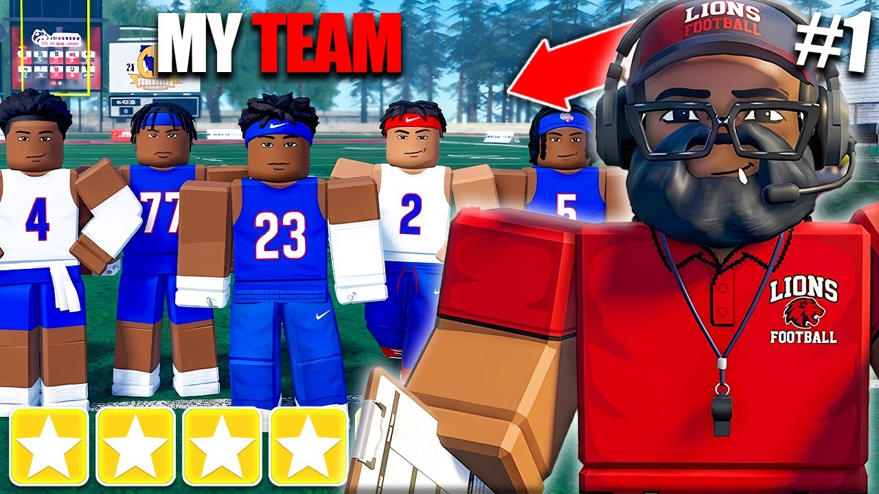 I Hosted TRYOUTS For My New High School Football Team… (PT1) | Roblox ...