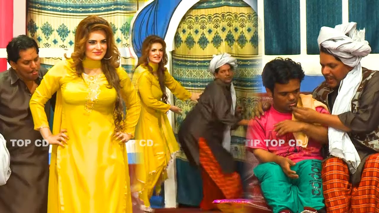 Vicky Kodu and Khubsurat Kaif with Imran Shoki | Stage Drama Dil Deke ...