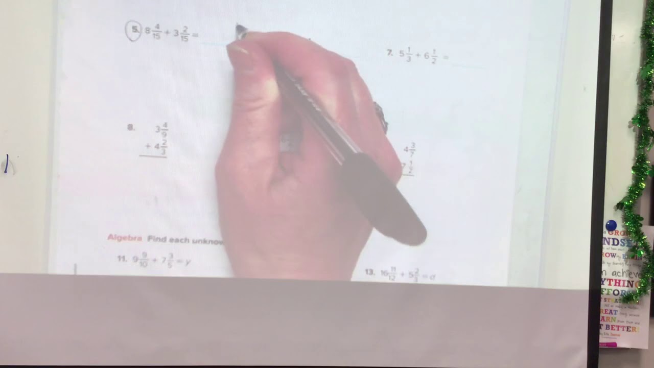 5thgrade My Math Lesson 11 Chapter 9 pages 677-682 - YouTube