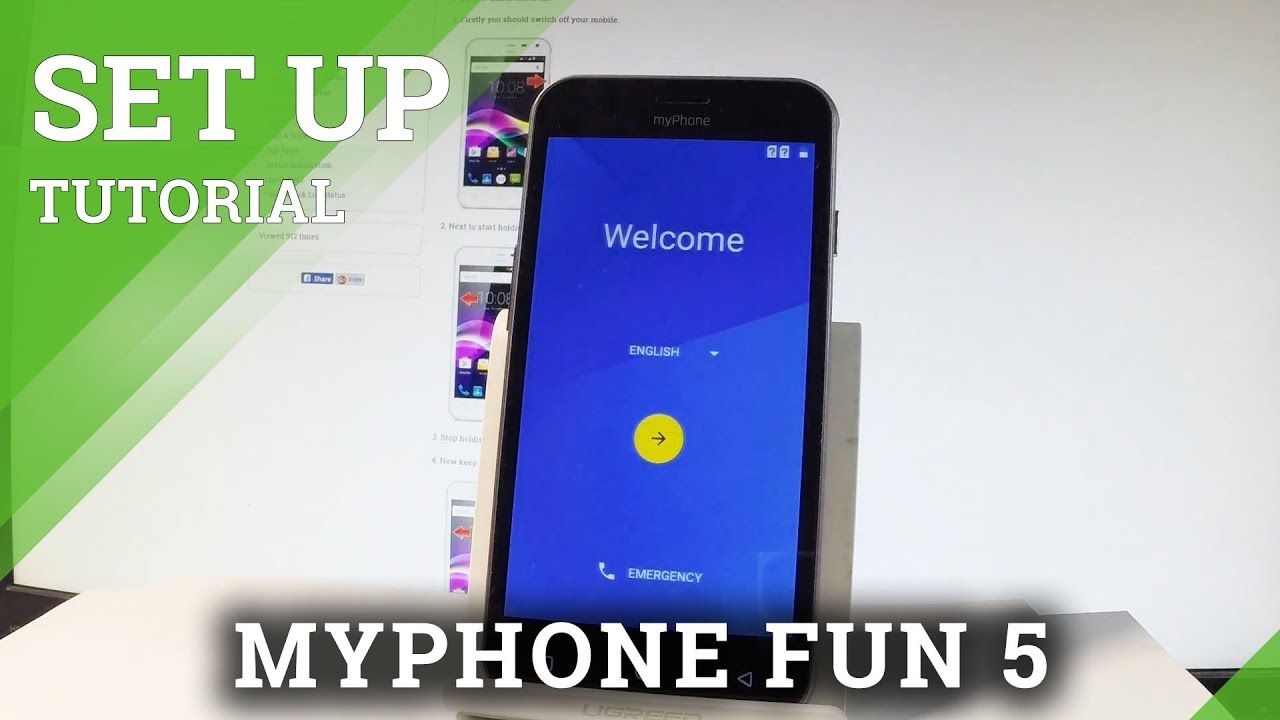 How to Configure myPhone Fun 5 - Android Activation / First Set Up ...