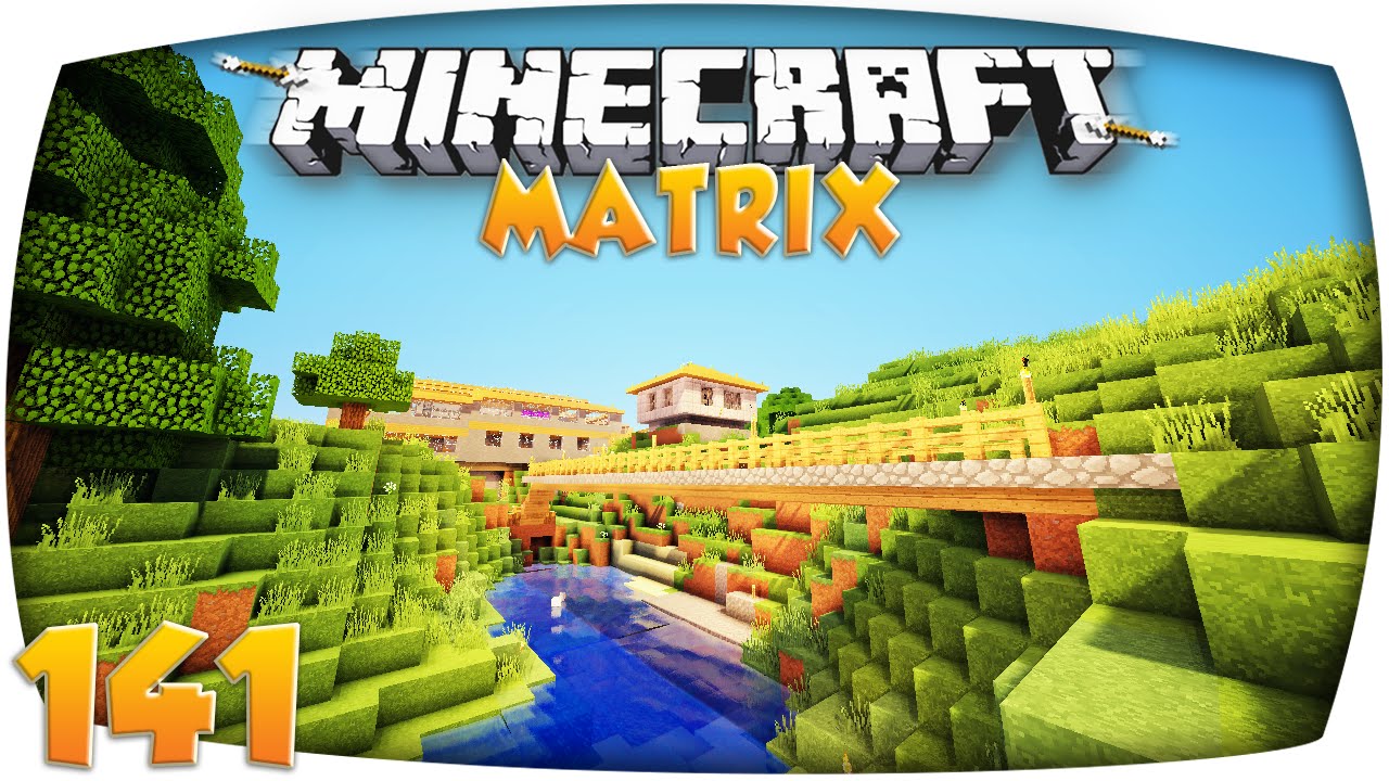 Minecraft MATRIX #141 - Brückenbau ★ Let's Play Minecraft - YouTube