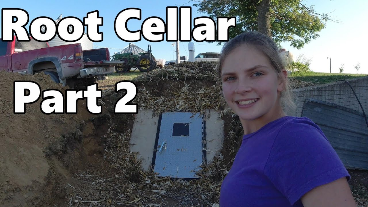 Root Cellar part 2: Installing and Covering our Root Cellar! - YouTube