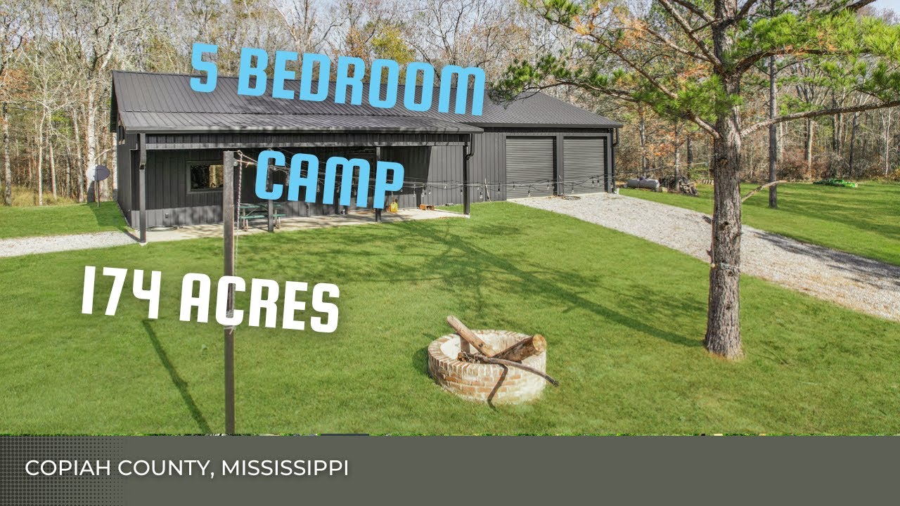 Turn Key Hunting Tract with 5 Bedroom Camp and Homochitto River ...