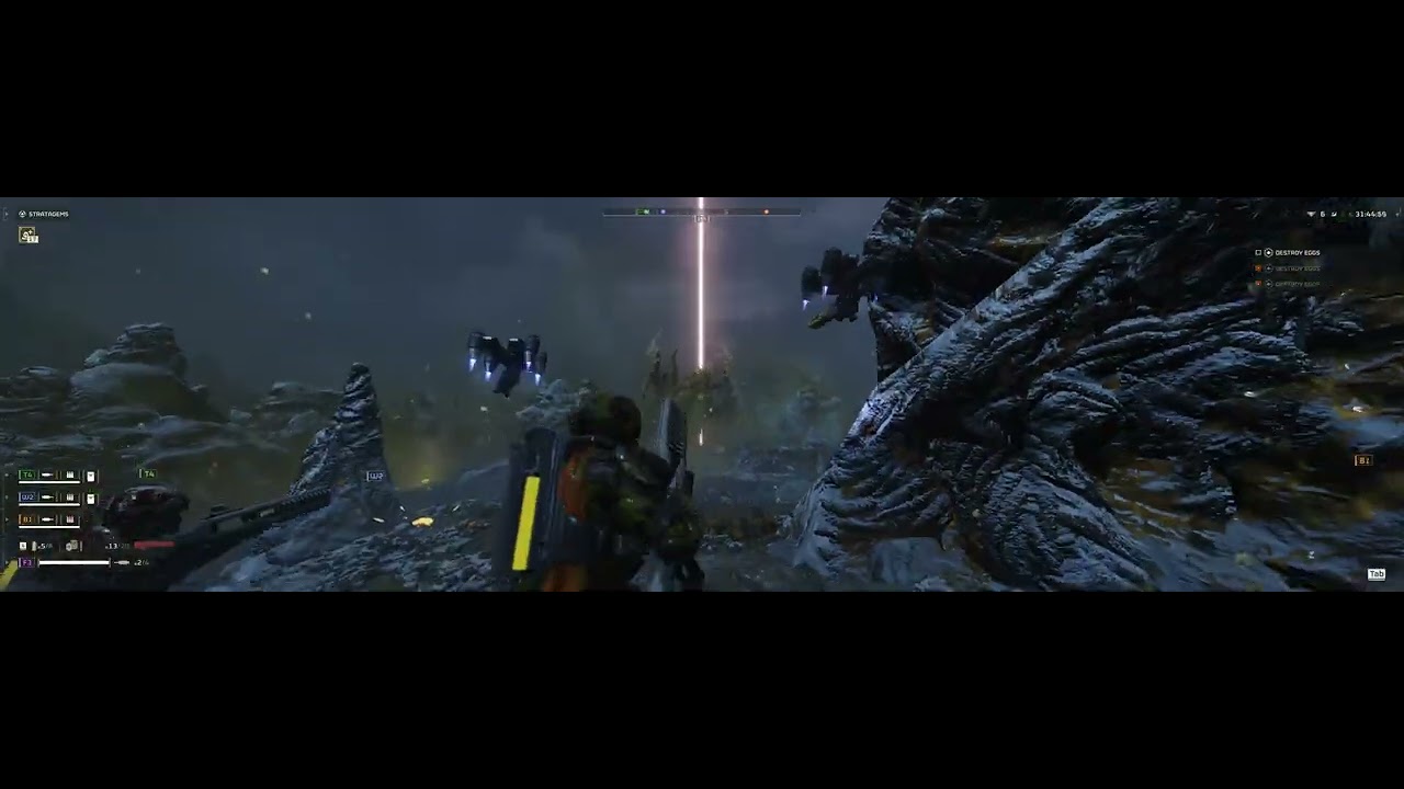 Hell Divers 2 (500kg headshot) - YouTube