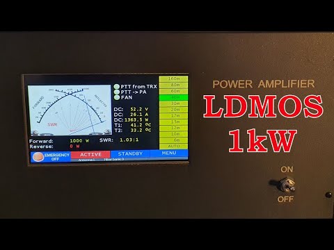 1KW LDMOS POWER AMPLIFIER - YouTube