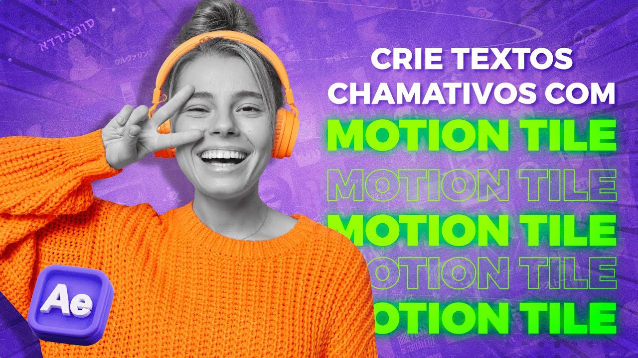 Destaque seus texto com Motion Tile no After Effects - YouTube