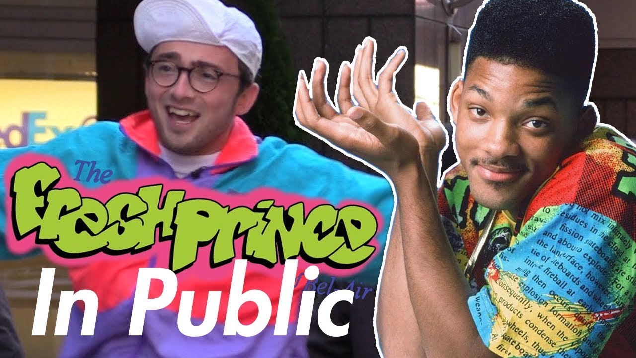 Fresh Prince of Bel Air Theme Song IN PUBLIC - YouTube