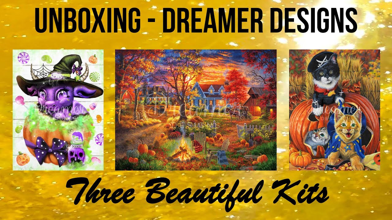 Dreamer Designs unboxing | 3 Beautiful Kits - YouTube