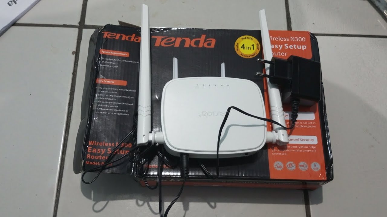 UNBOXING ROUTER TENDA N30, DAPET APA AJA YA DIDALAM BOX-NYA - YouTube