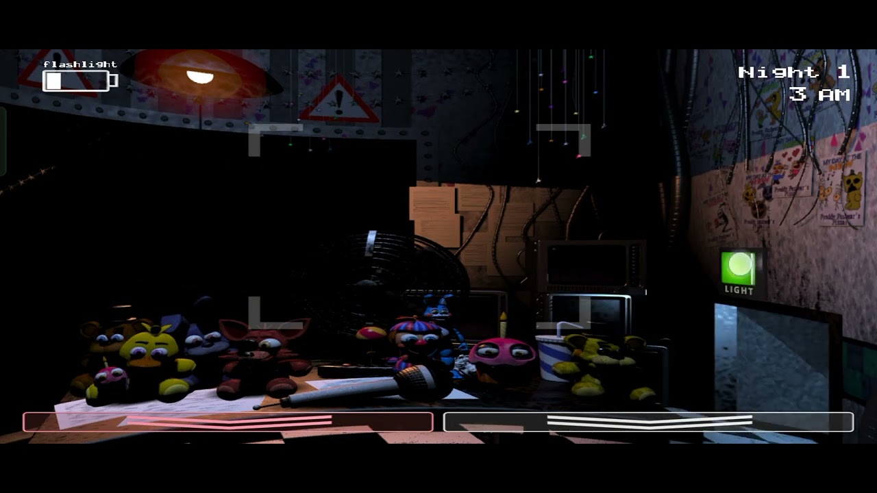 FNAF playthrough first night - YouTube
