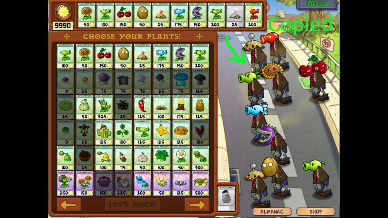 Plants vs Zombies DLC Mod: Zombotany 3 but I copied the zombotanies ...
