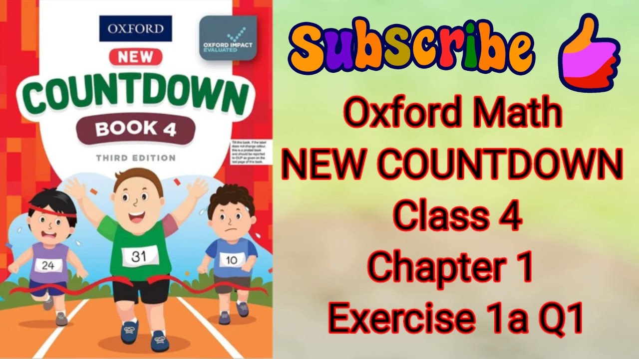 Oxford math Class 4 | New Countdown | Exercise 1a Q1 - YouTube