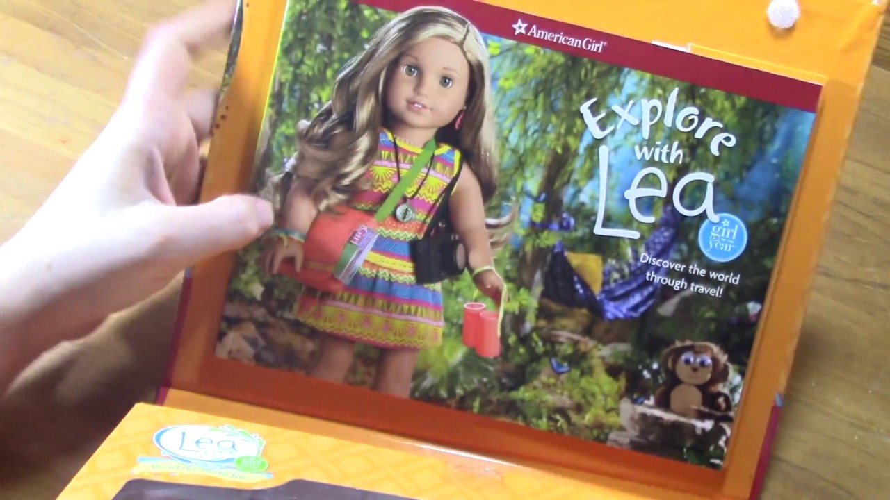 American Girl Lea Clark Read and Create Kit Review - YouTube