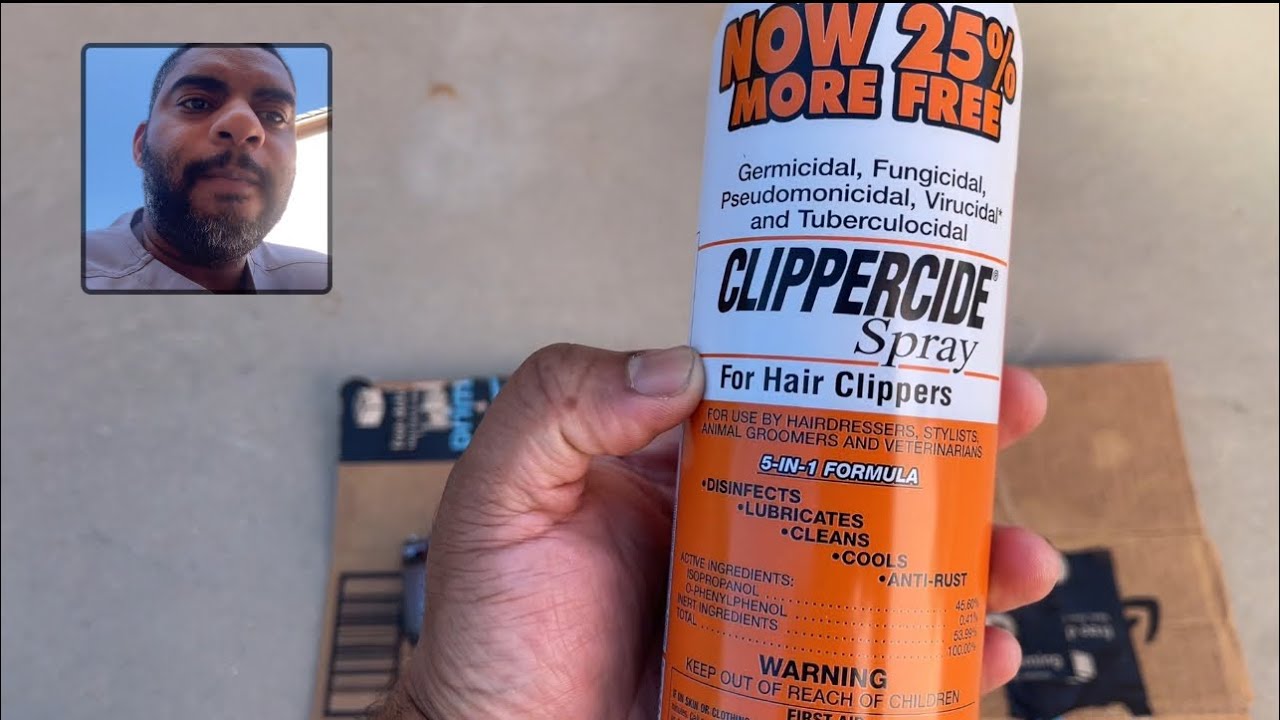 Clippercide Hair Clippers Cleaner Demo - YouTube