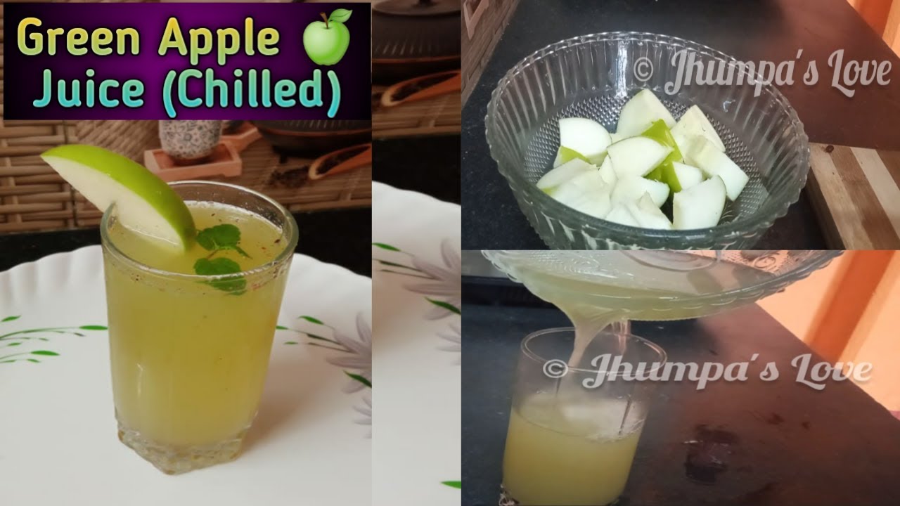 Green Apple🍏 Juice | Best Summer Drink | Very Easy & Very Refreshing ...
