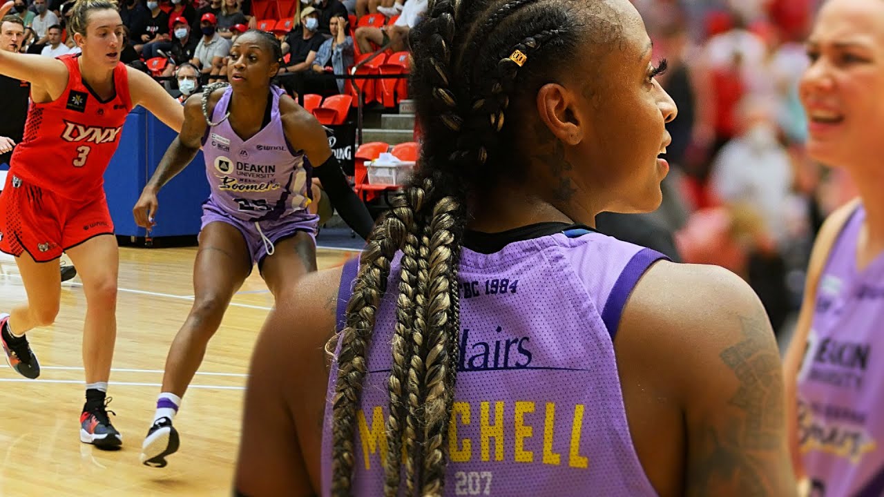 Tiffany Mitchell - Melbourne Boomers - WNBL Round 1 Highlights - YouTube