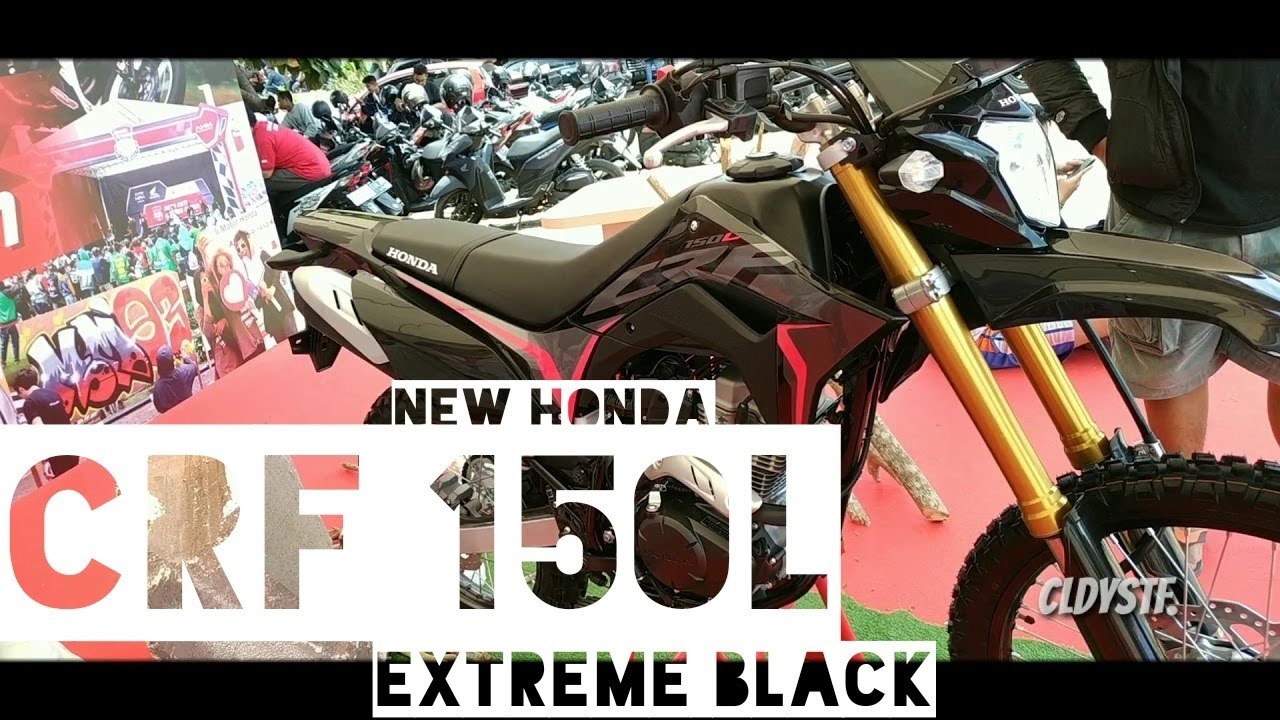 New Honda CRF 150L Extreme Black - YouTube