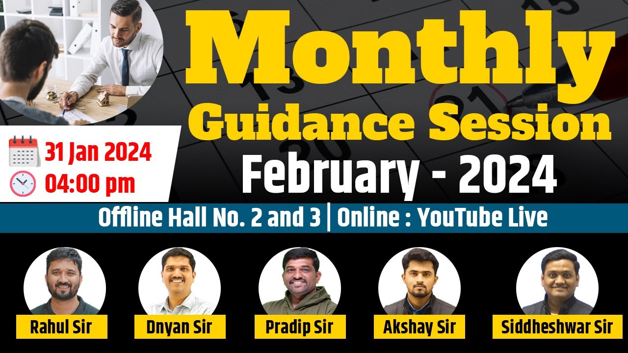 Monthly Guidance Session February - 2024 - YouTube