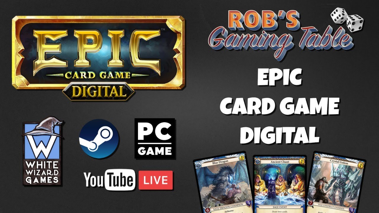 Epic Card Game Digital Casual Live - YouTube